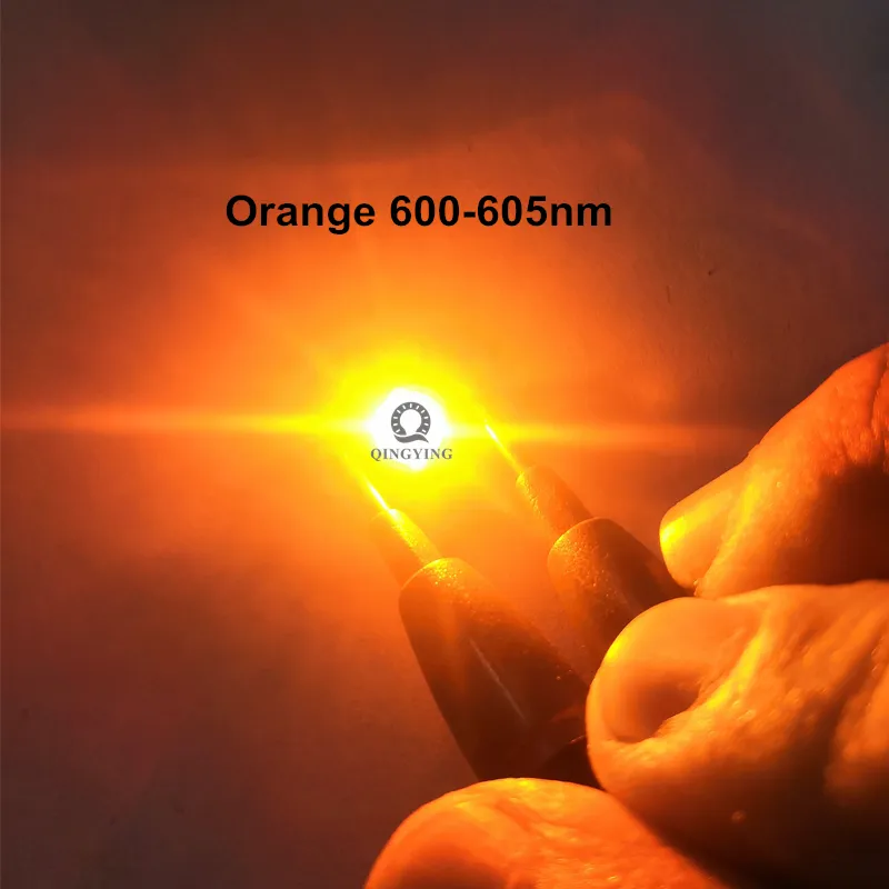 High Power LED Chip, Yellow/Amber/Orange, 1W/3W, DC2.2-2.6V, for ...