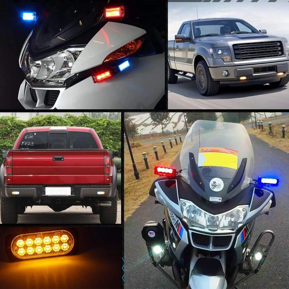 DHgate.com:12-24V Waterproof 12LED Car Strobe Light: Guard Your Ride ...