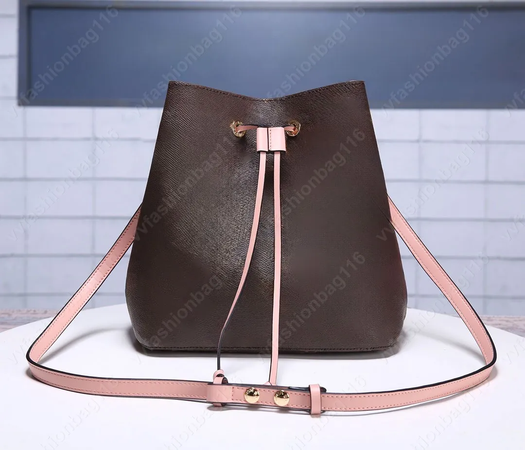 Luxury Designer MM Bucket Bag With Ladies Drawstring Bag Wallet And ...