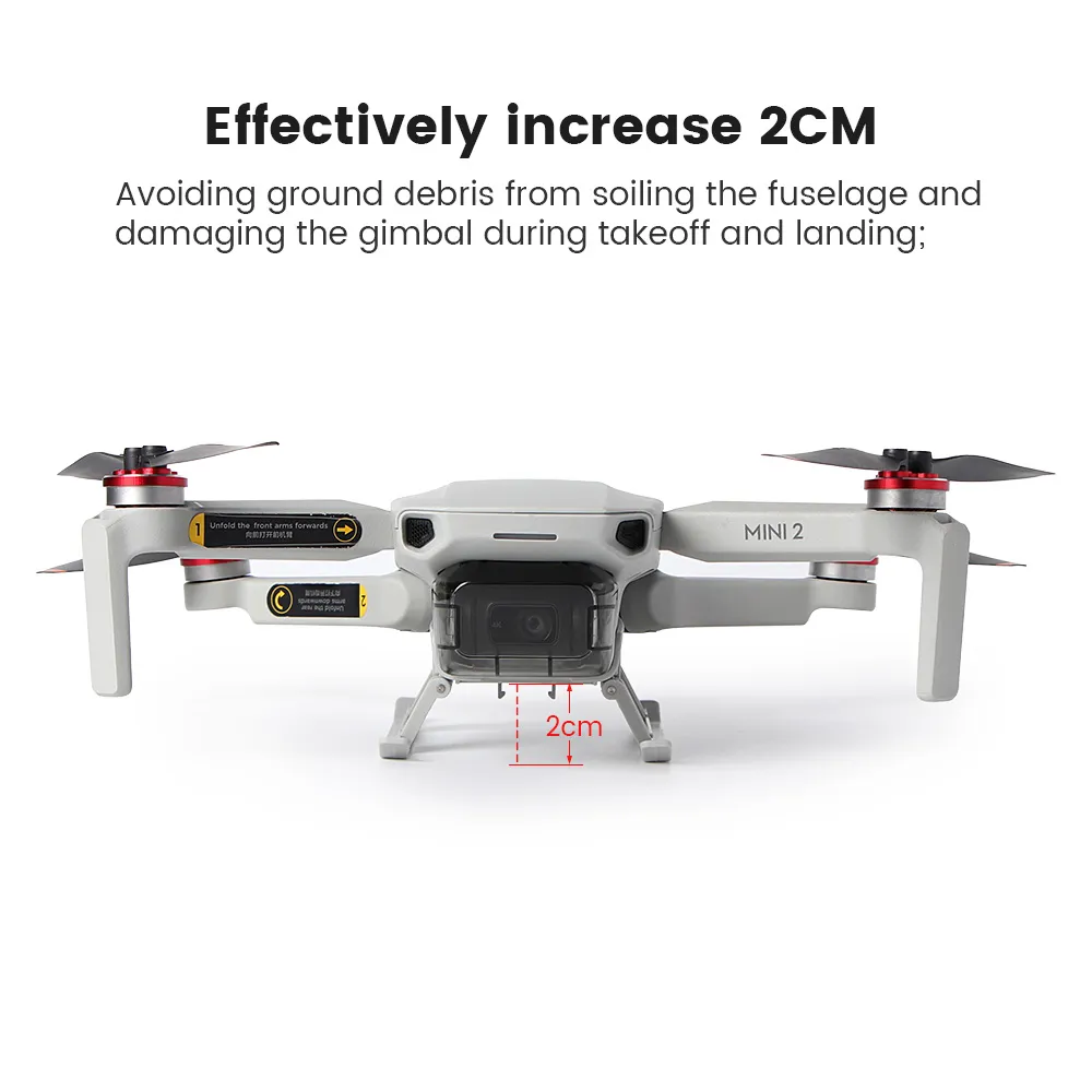 Foldable Landing Gear Height Extender Foot Protector Stand for DJI Mini ...