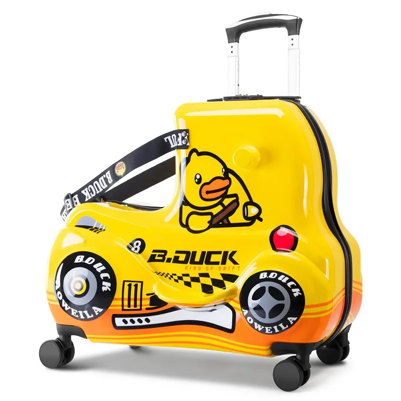 DHgate.com:Little Yellow Duck Kids Rolling Luggage Suitcase: Durable ...