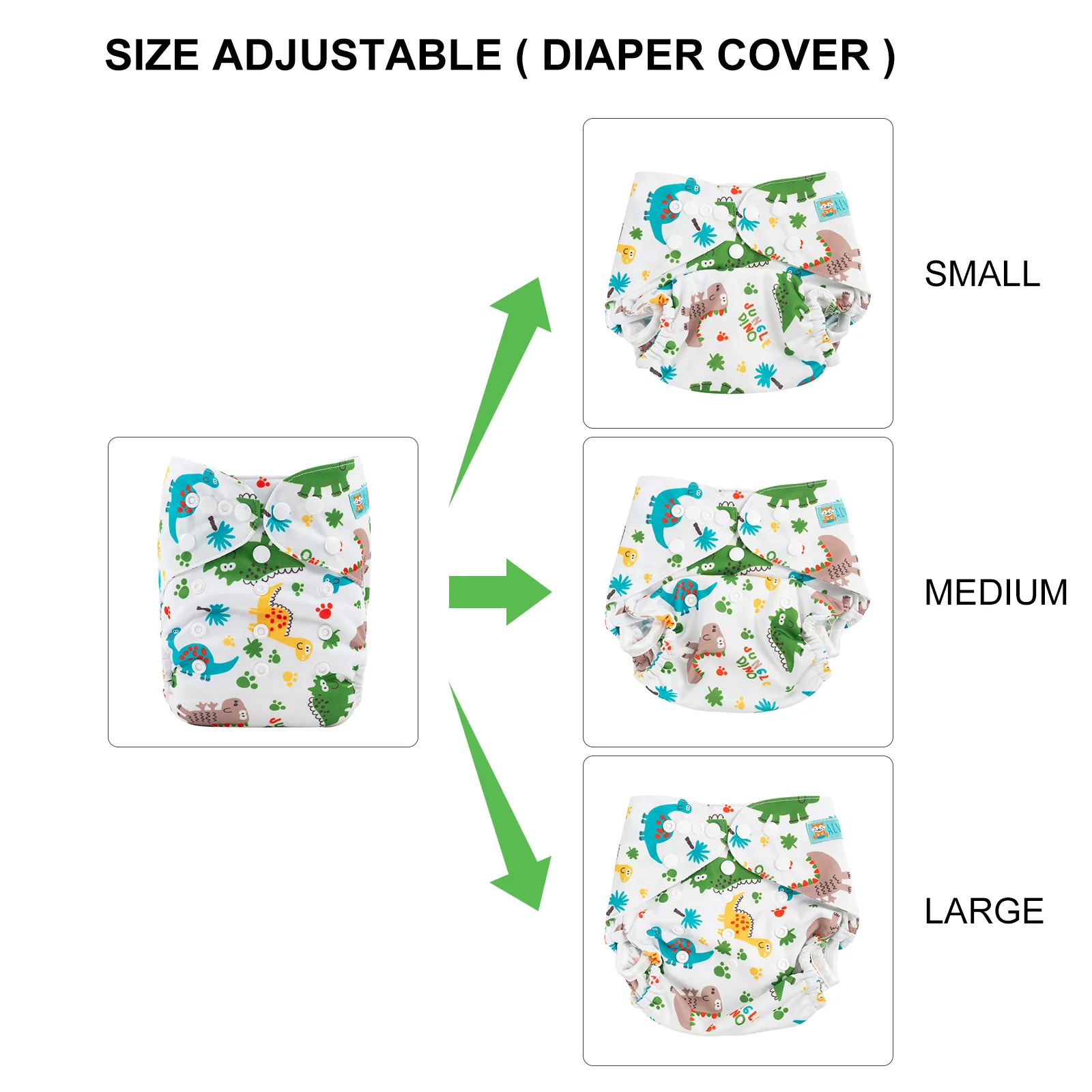 DHgate.com:Soft Cotton Adjustable Baby Diaper Covers, Easy-Use Washable ...