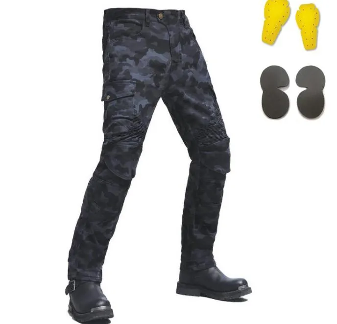 UPGRADED Men's Motorcycle Jeans, CE Armor Protective Motocross Touring ...