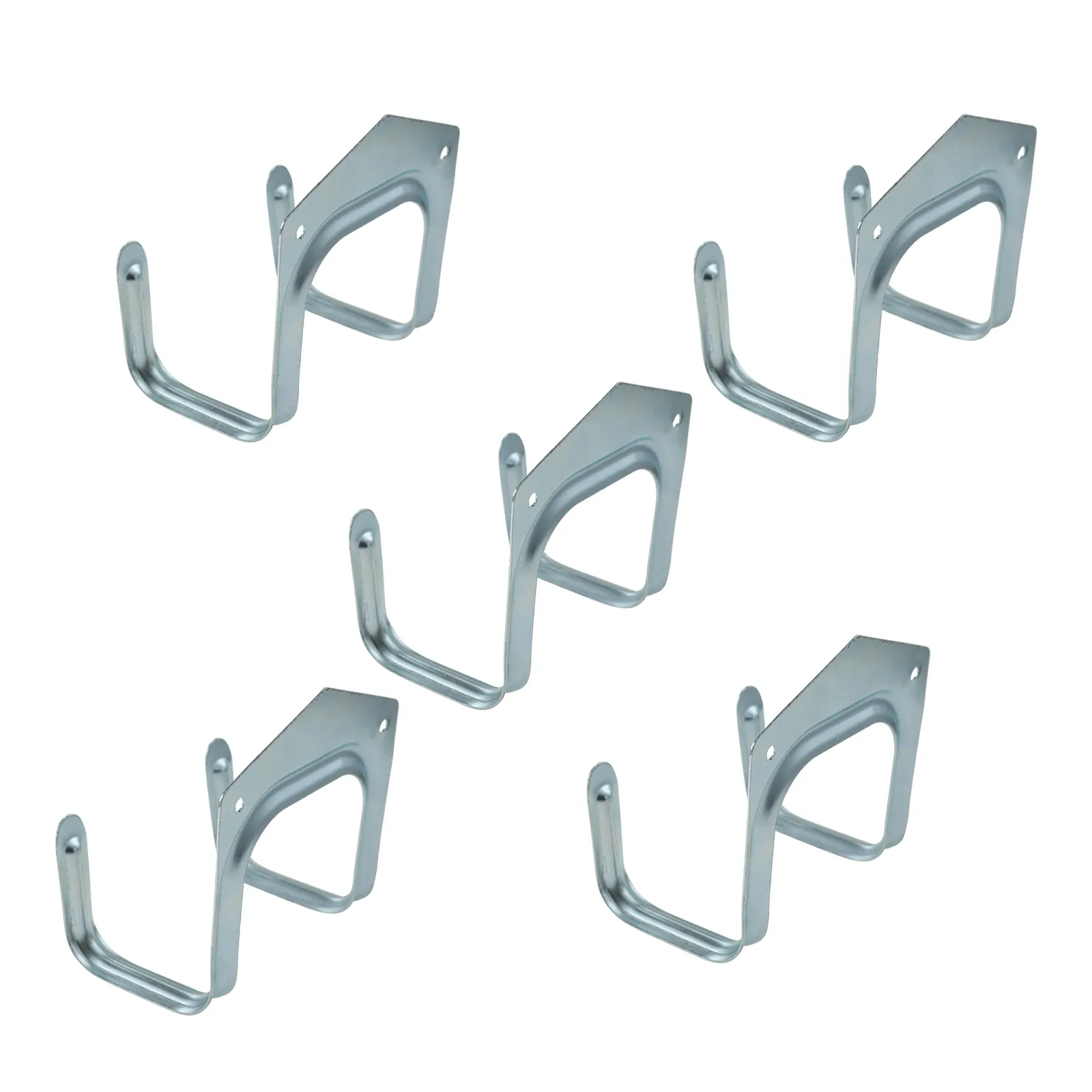 DHgate.com:5/10 Heavy-Duty Metal Wall Mount Hooks, Single/Double Arm ...