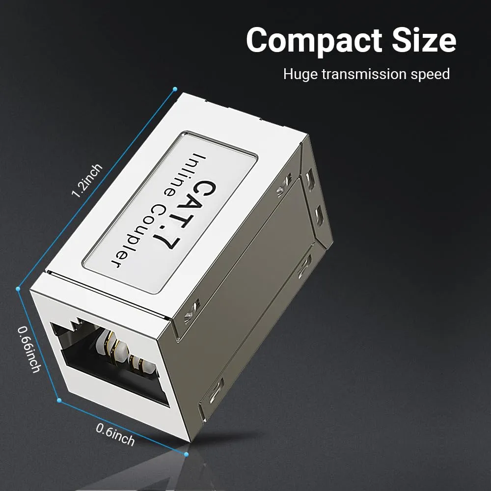 10Gbps Rj45 Coupler Officeworks Extender For Ddmydesign Cat7/Cat6 ...