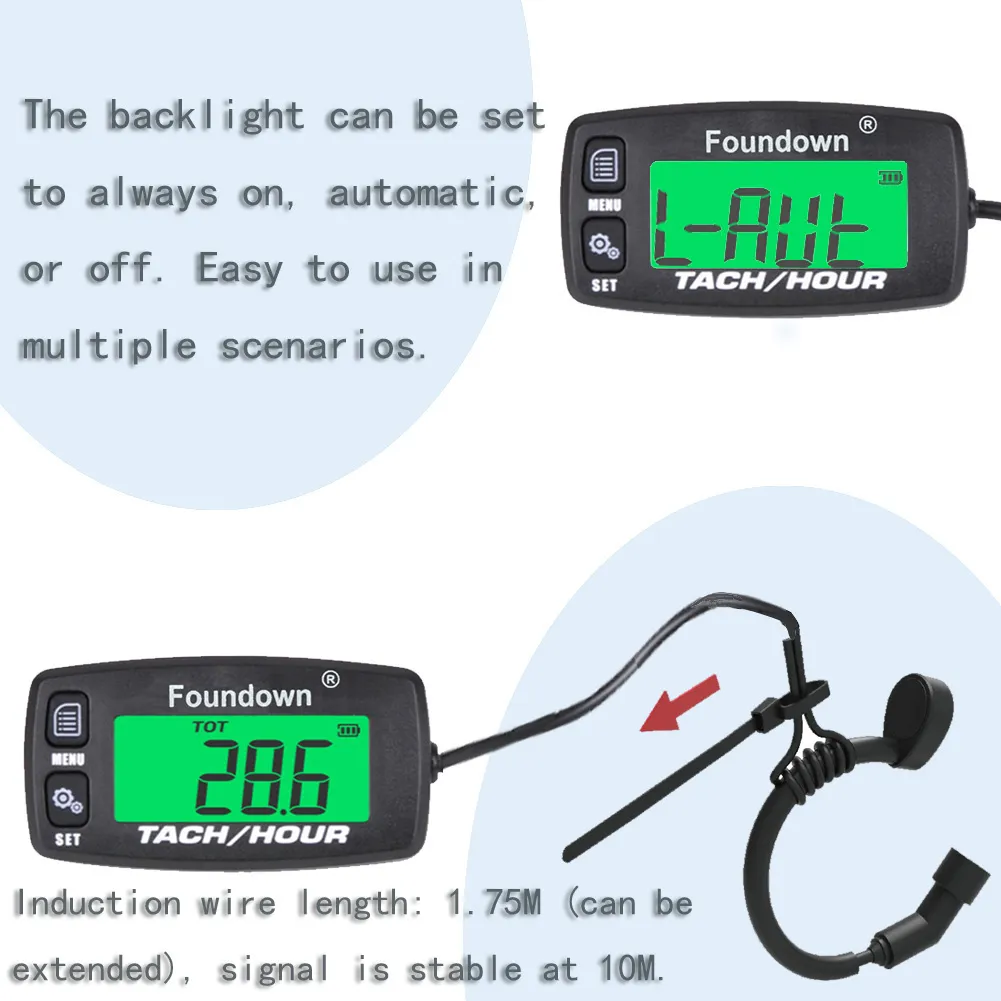Tachometer For Small Engines Small Engine Tachometer, RPM Measurement ...
