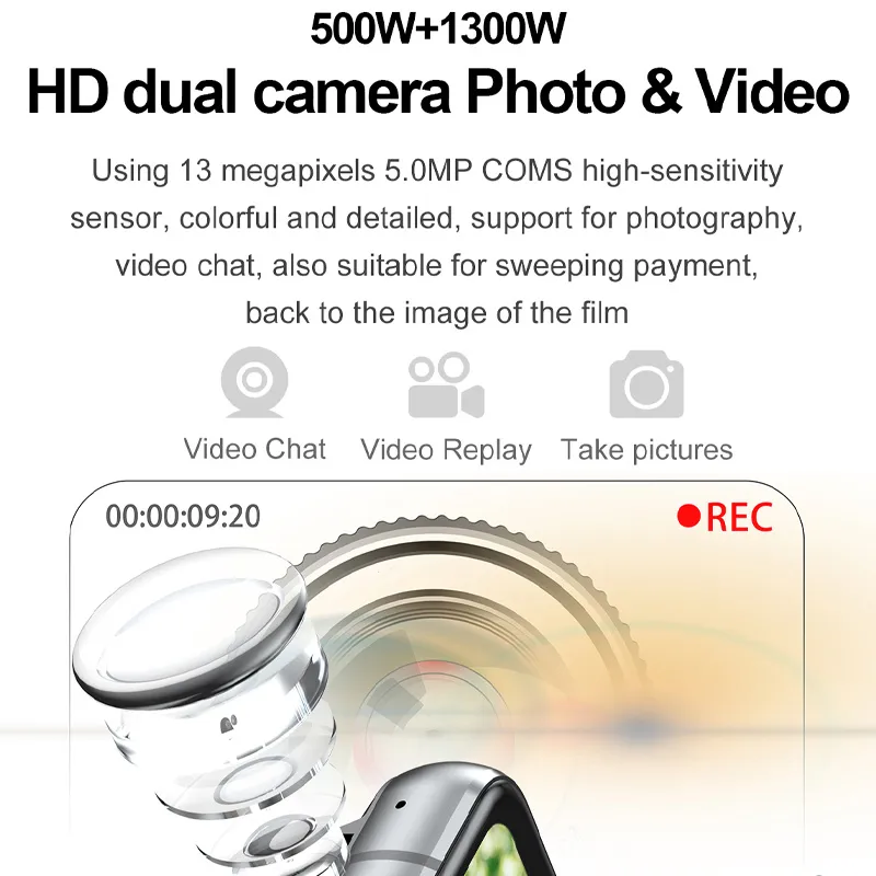 Rainbuvvy S999 Smartwatch, 4G LTE, 4GB RAM, 64GB ROM, 2.88 Big Screen, 5MP/13MP Dual Camera ...