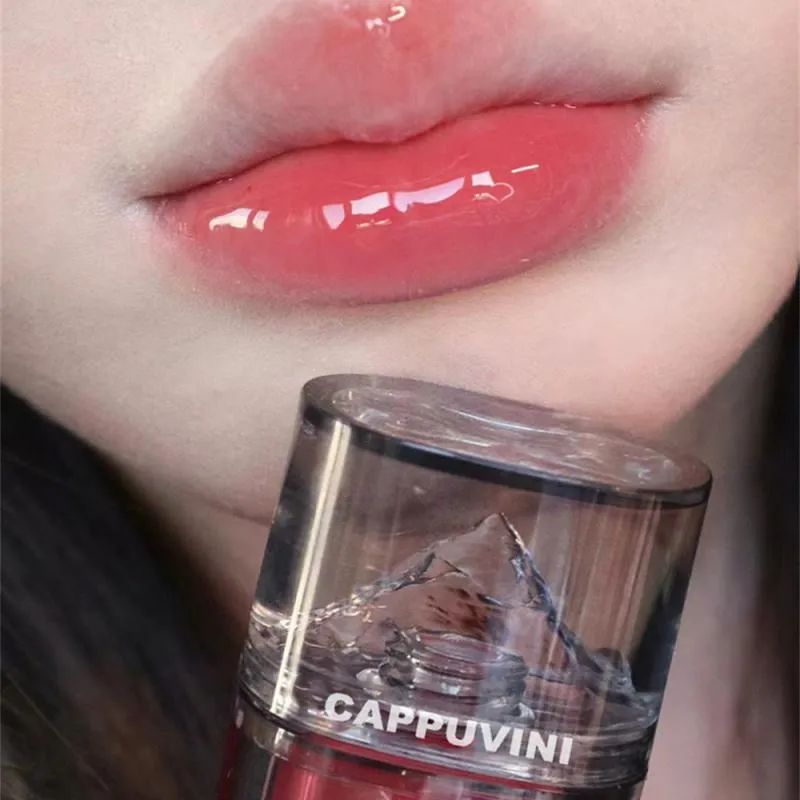 Icy Delight: Watery Lip Gloss in Red - Long-lasting Hydration and ...