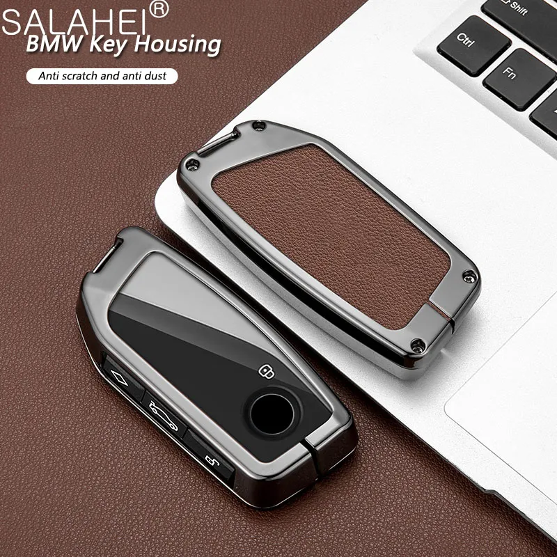 DHgate.com:Zinc Alloy Genuine Leather Car Key Case Cover Shell Fob ...