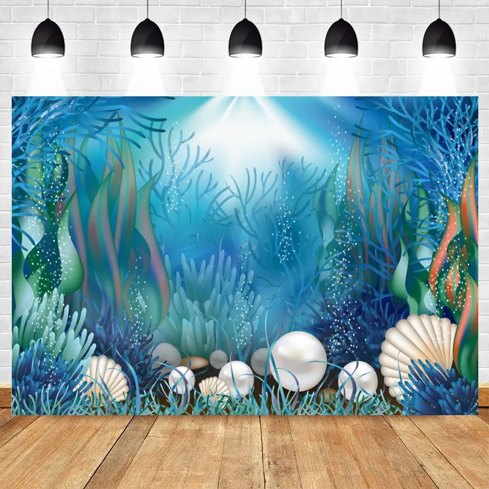 Ocean-themed Underwater Photography in the backdrop for Baby Birthday ...