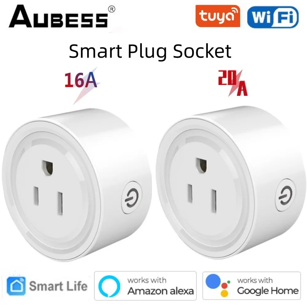 DHgate.com:"Tuya WiFi Smart Plug 16/20A, Remote Control Home Automation ...