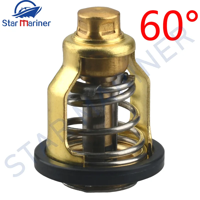 60° Thermostat For Yamaha Outboard Engine F75 F80 F90 F150 VF250 Boat ...