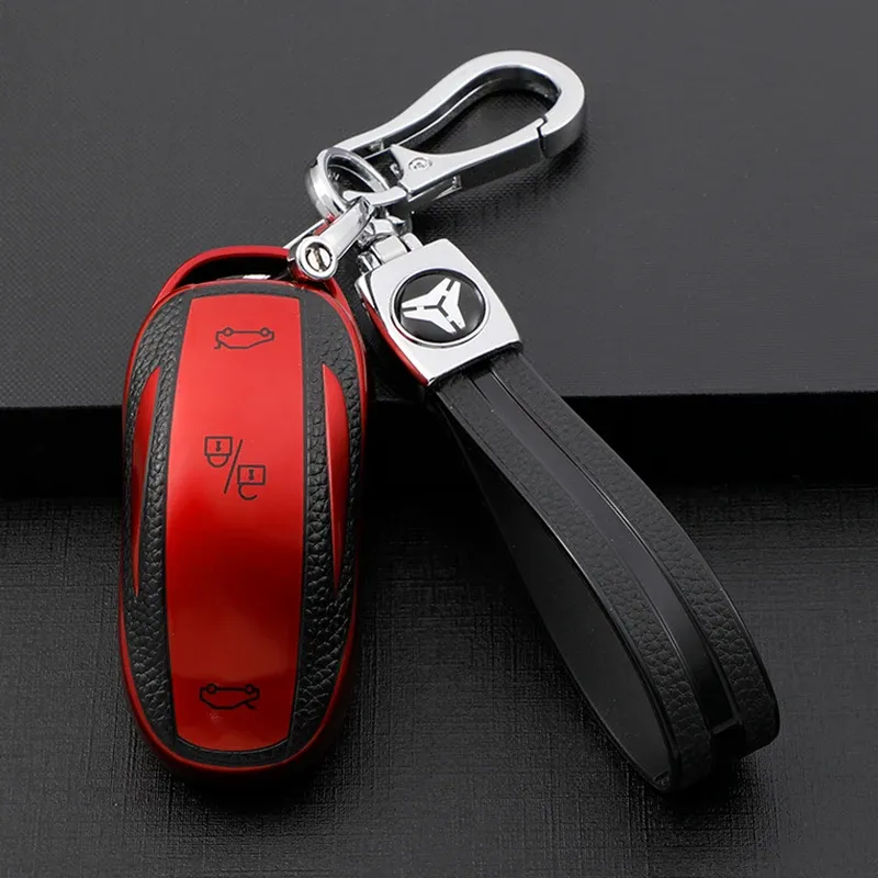 Premium Leather Car Key Case: Protect Your Smart Key Fob - Shop Now ...