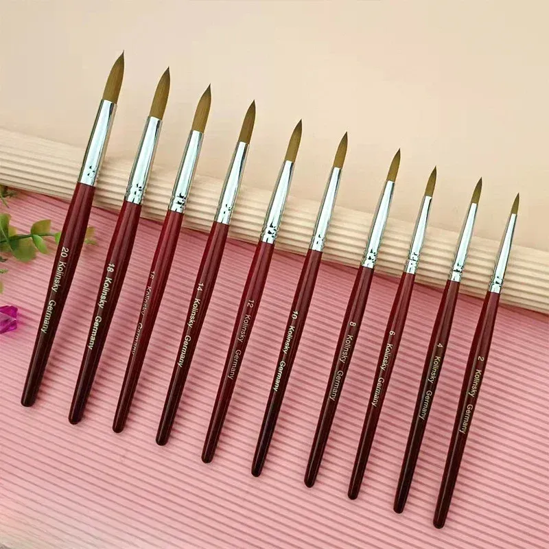 DHgate.com:Kolinsky Acrylic Nail Art Brush Set: Premium Mink Hair ...