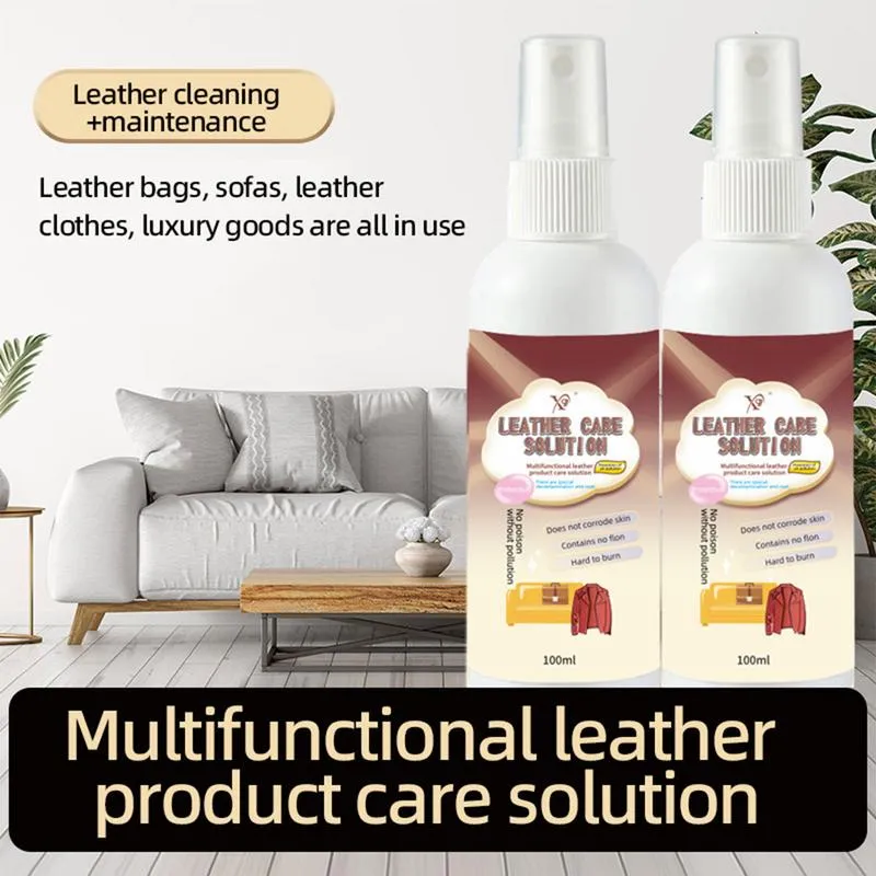 Leather Stain Remover 100ml Portable Cleaner: Easy-To-Apply Polishing ...