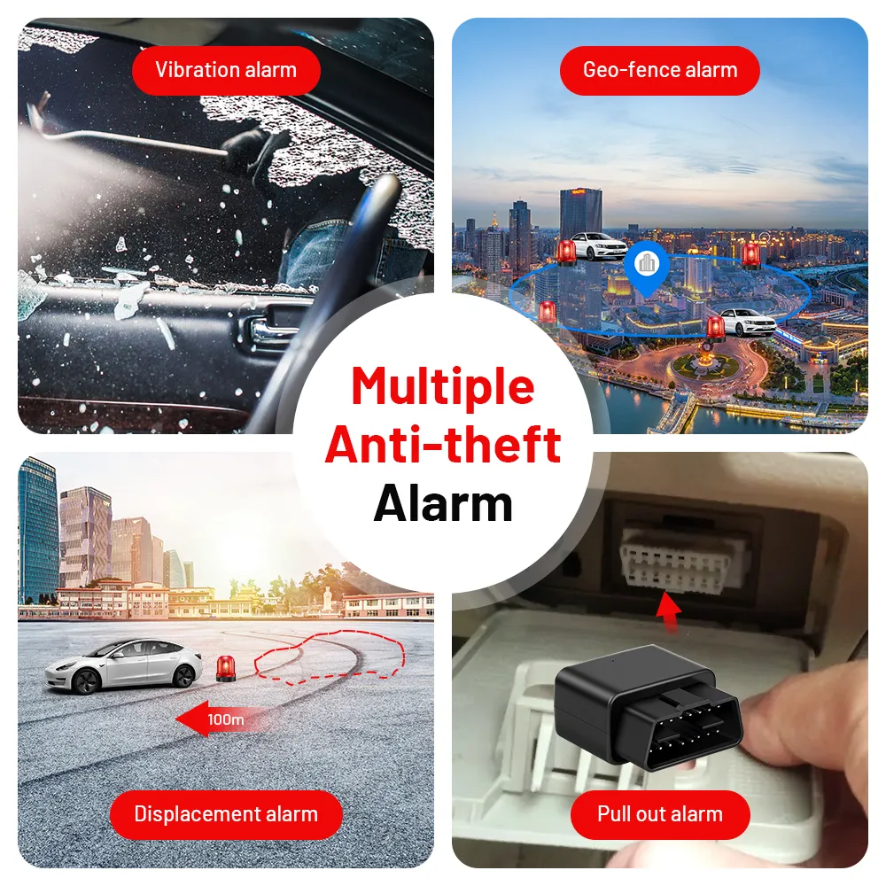 MiCODUS Mini OBD GPS Tracker 4G MV33G 9-40V Voice Monitor Car Tracking ...