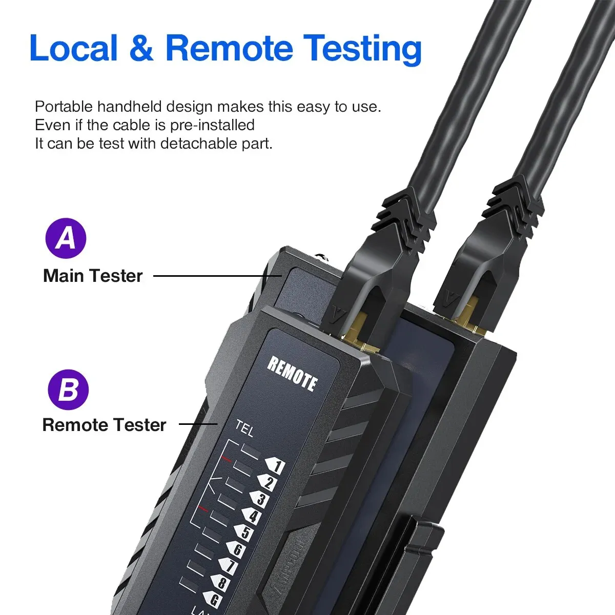 DHgate.com:2024 AMPCOM Network Cable Tester & LAN Wire Tester Tool ...