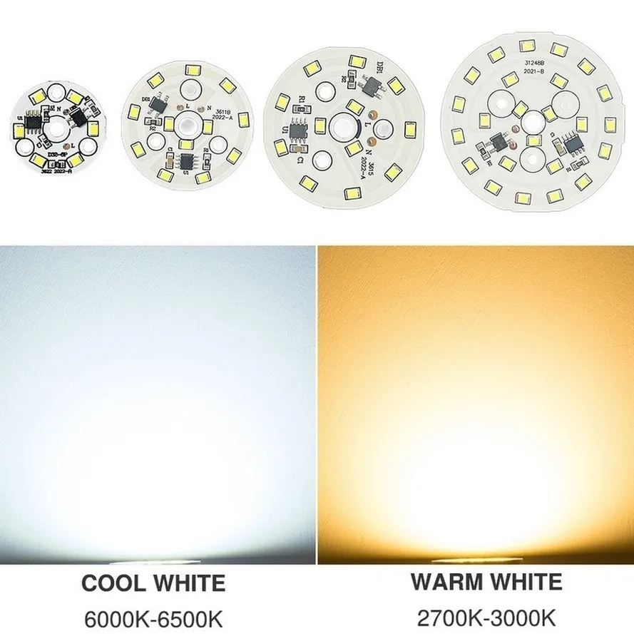 DHgate.com:High-Brightness 2835 Round LED Downlight Chip, 3W-18W SMD ...