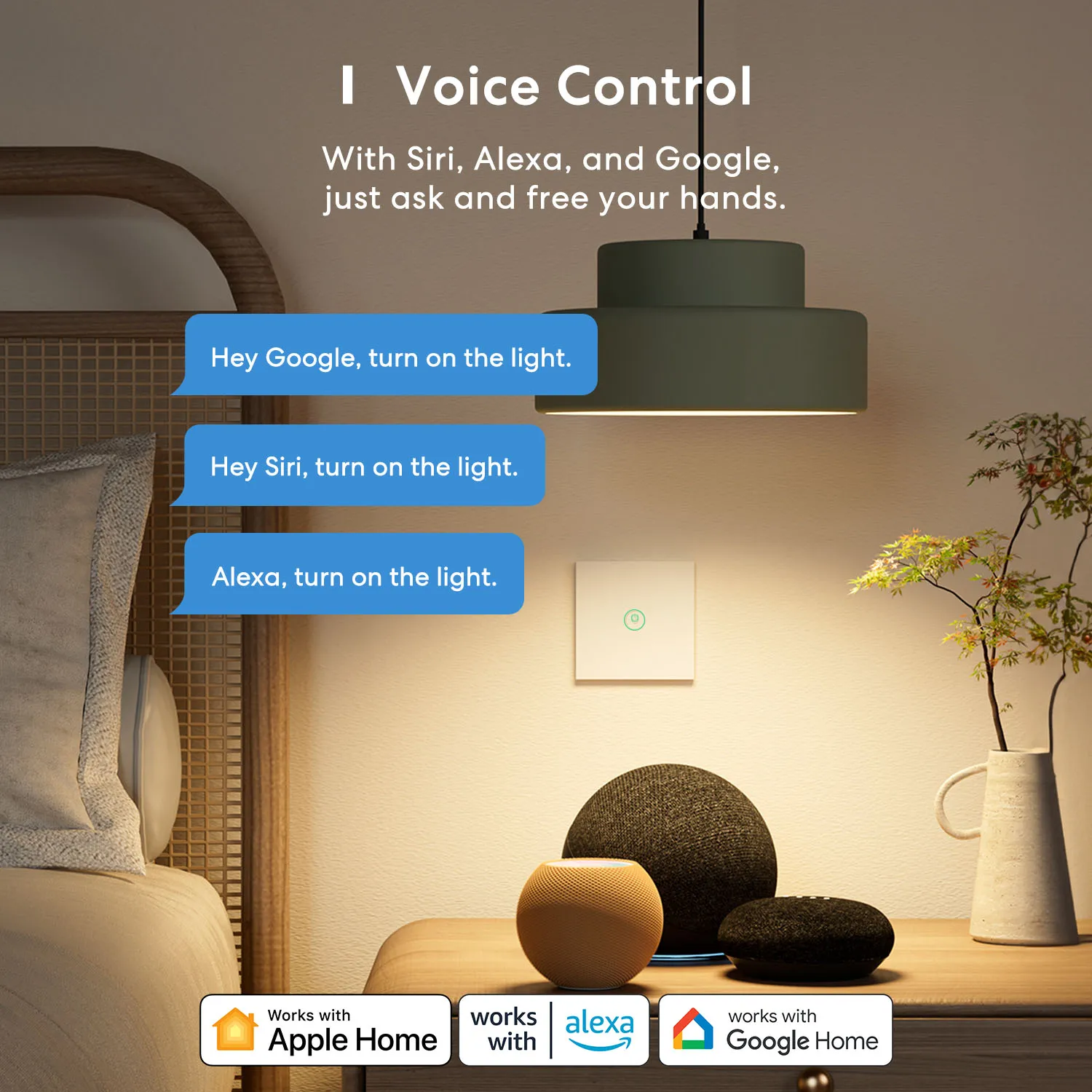 Smart Life Light Switch Meross HomeKit Smart Light Switch With Neutral ...