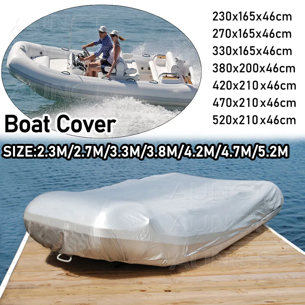 Waterproof V Shape Boat Cover for Inflatable Kayak Fishing Rubber Boats ...