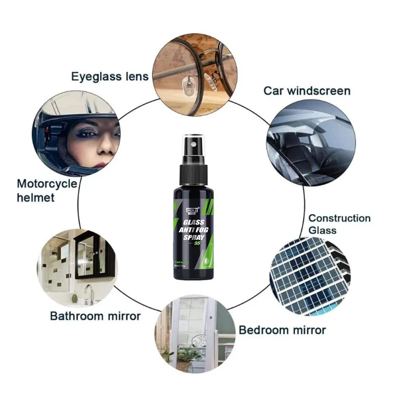 Car Anti Fog Spray Glass Anti Fog Coating Agent Defogger Long Lasting ...