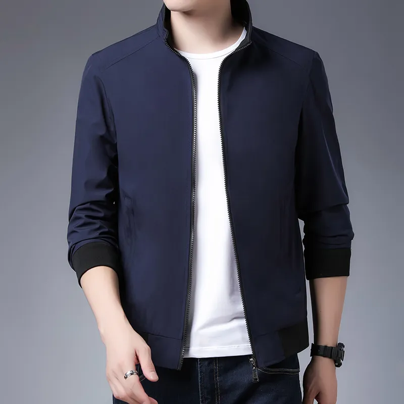 DHgate.com:Mens Casual Bomber Jacket - Spring/Autumn Plus Size Loose ...