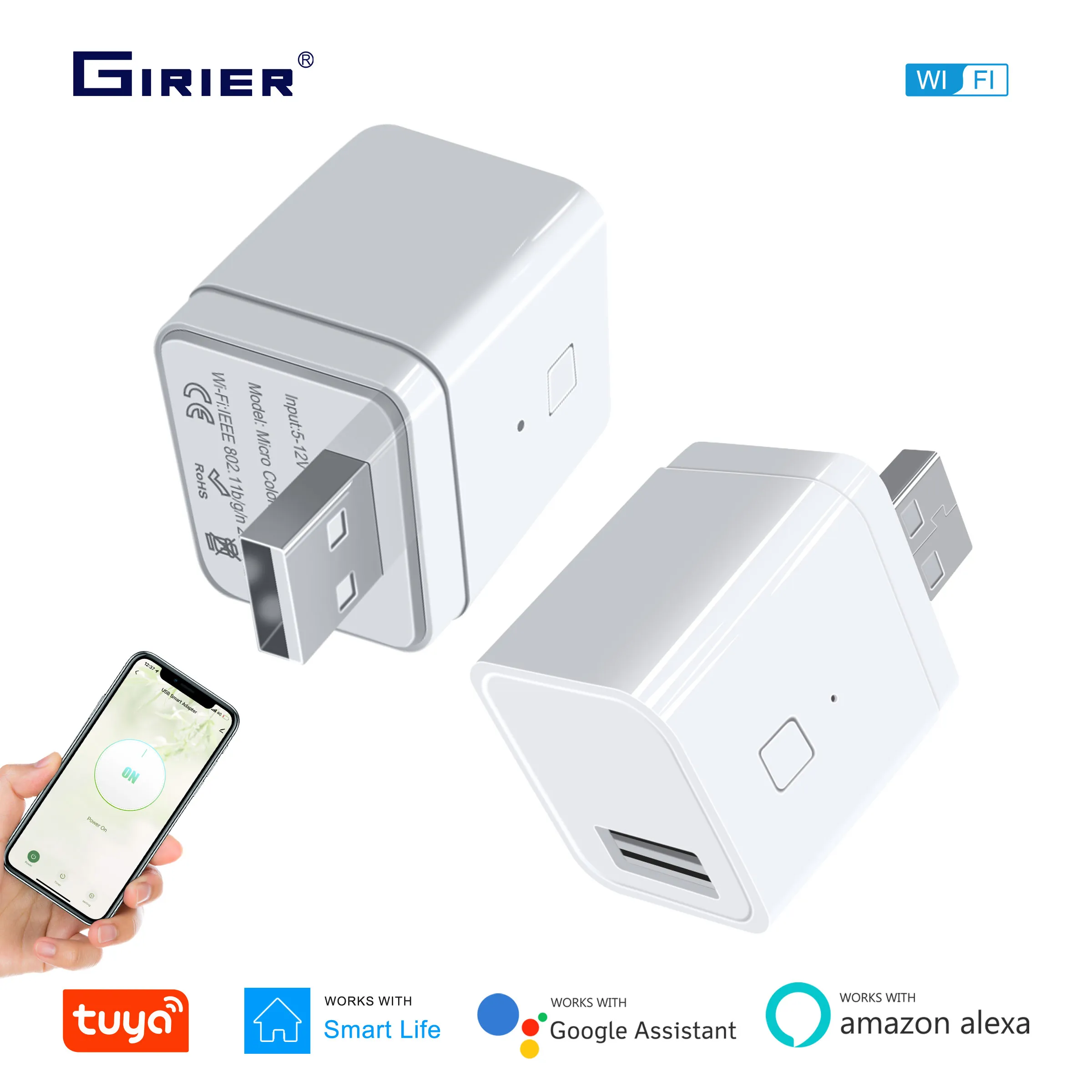 DHgate.com:Tuya Smart Micro USB Adaptor Switch: Voice-Controlled Mini ...