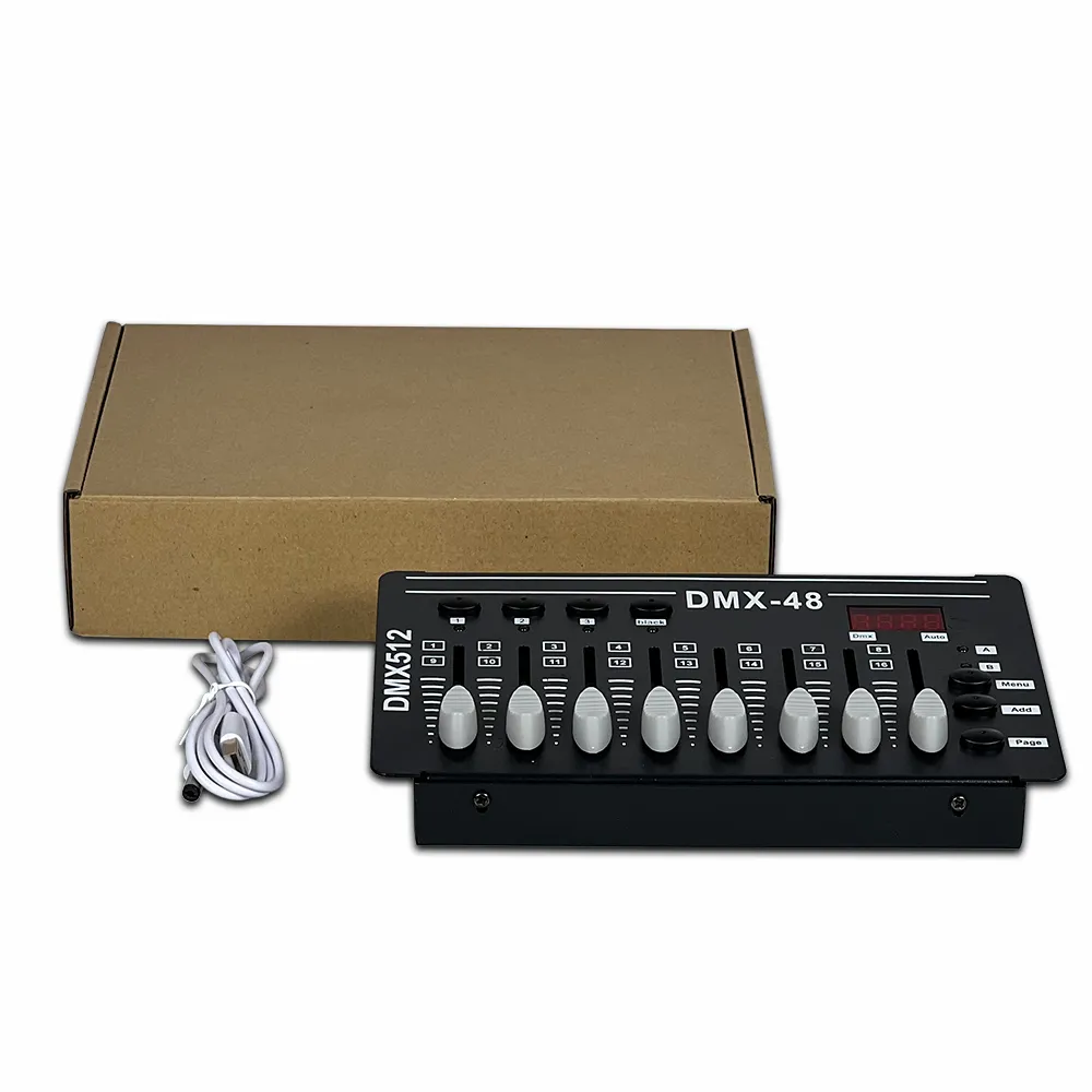 Mini DMX Controller: 48 Channel LED Stage Lighting System For Parties ...