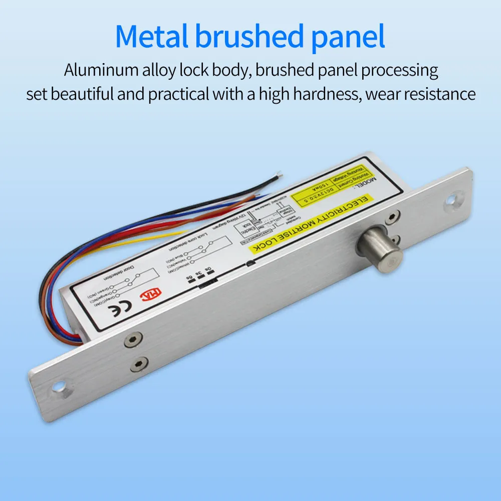 12V Time Delay Electric Mortise Lock with Signal Feedback: Fail Safe ...