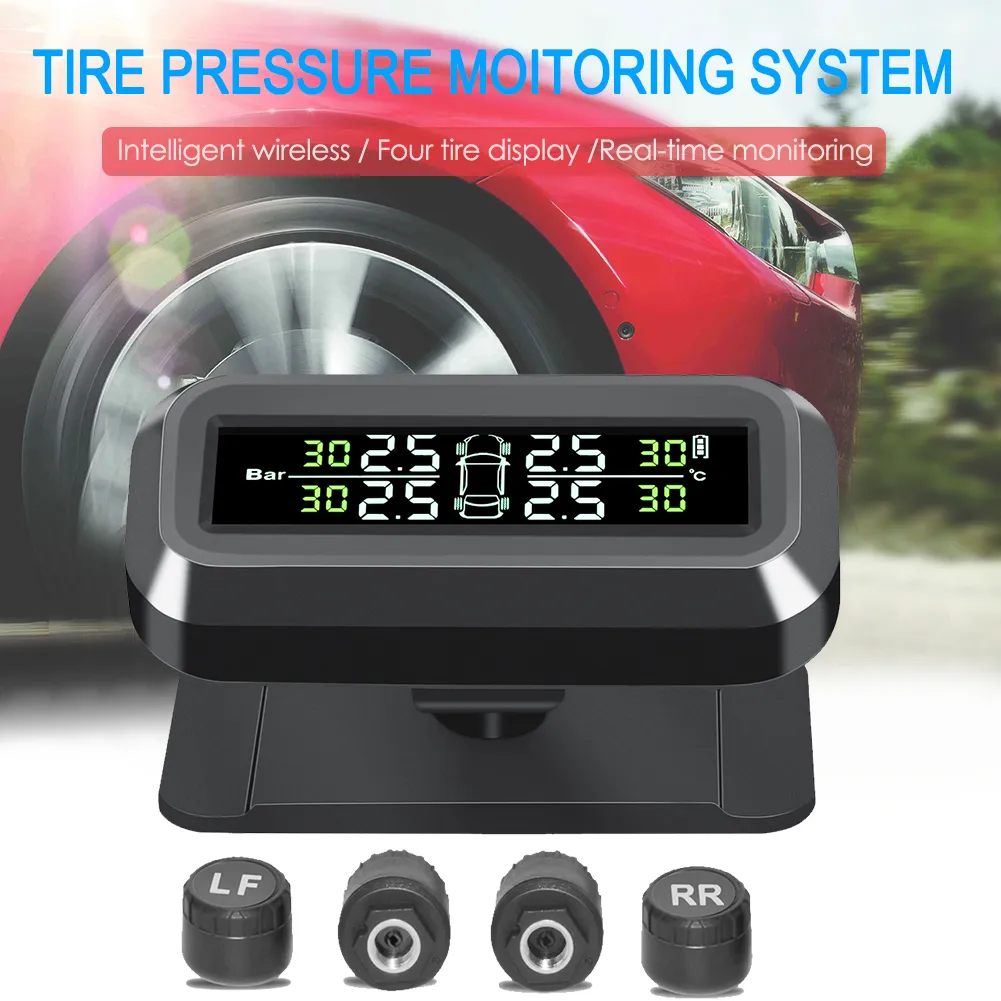 DHgate.com:Solar-Powered TPMS Tire Pressure Monitoring System with USB ...