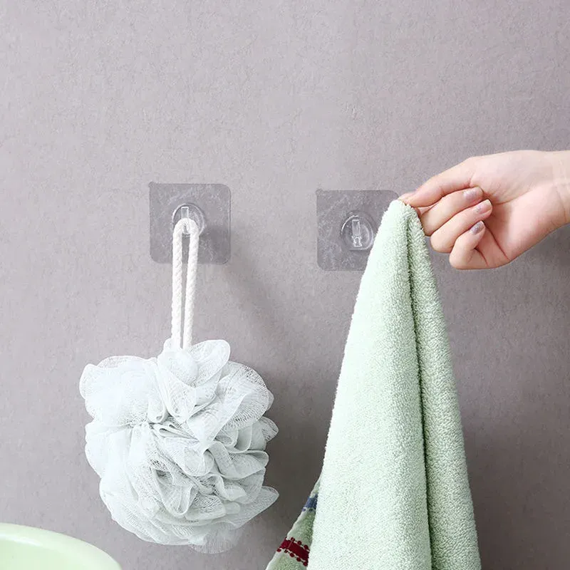 30/Transparent Adhesive Wall Hangers for Doors & Walls, Heavy Duty Load ...
