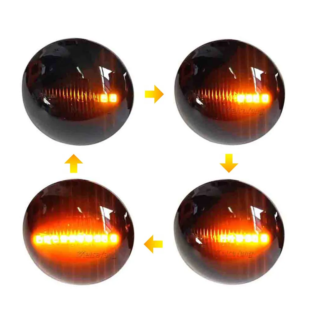 DHgate.com:UpgradedDynamic LED Turn Signal Side Marker Light For Land ...