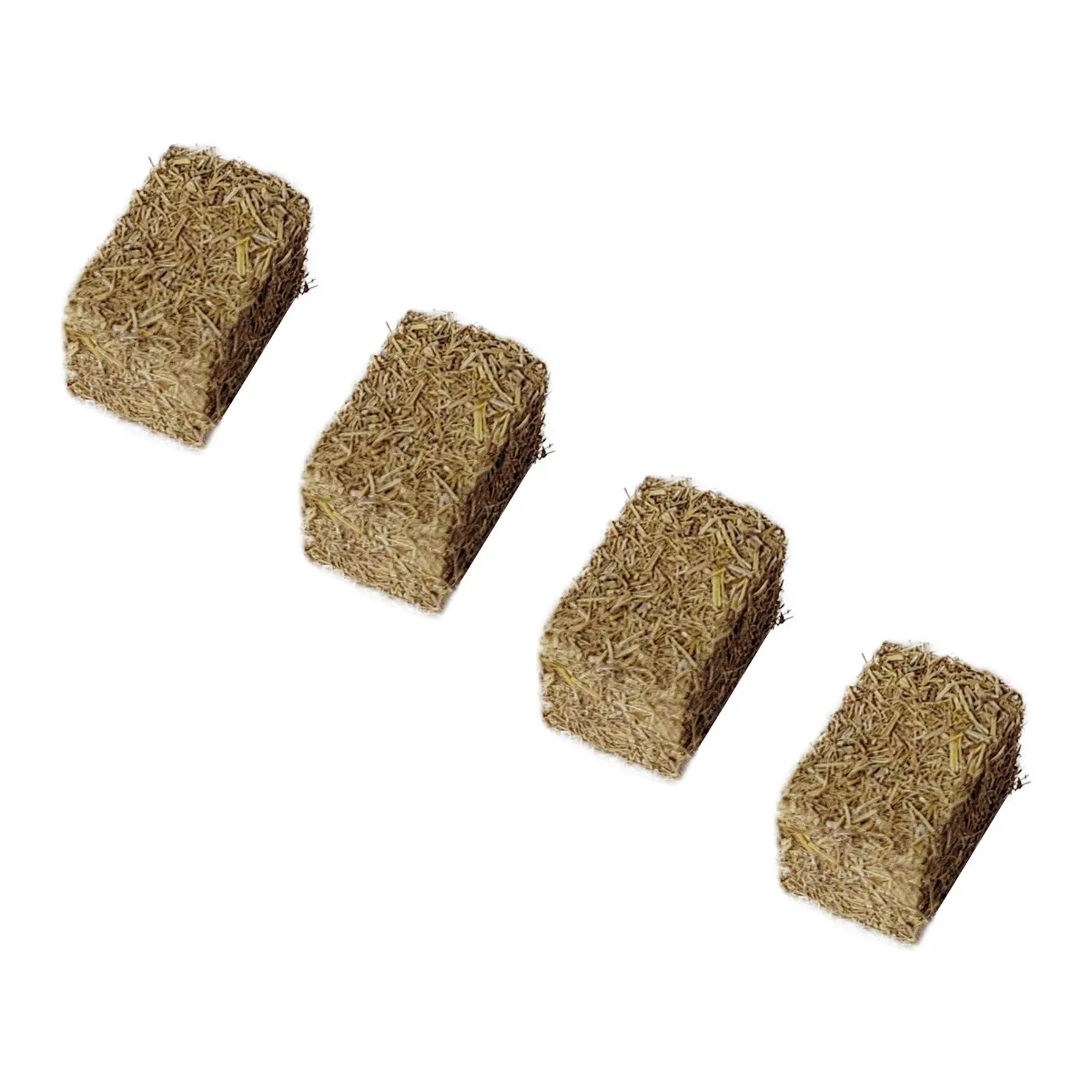 DHgate.com:Mini Hay Bales Decor - 4Pcs Simulation Haystack DIY Micro ...