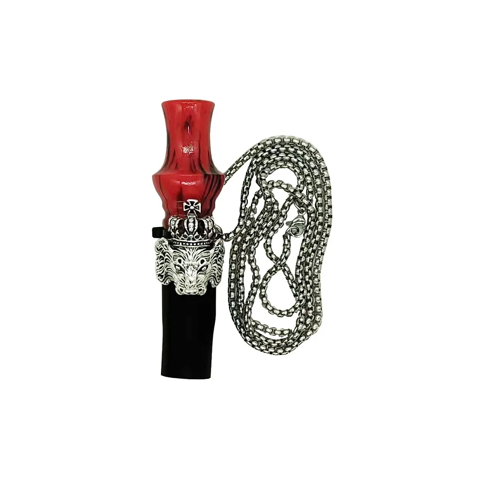 2024 Resin Shisha Hookah Mouthpiece with Chain Hose, Durable Cachimba ...