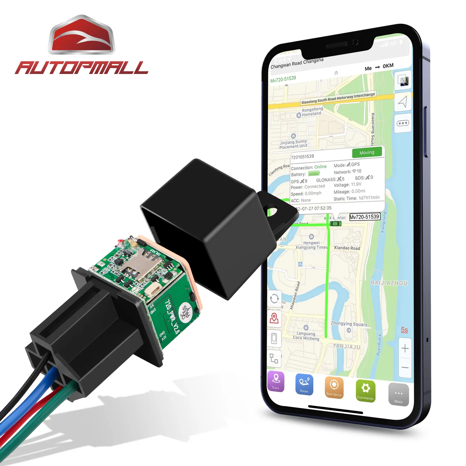 DHgate.com:MiCODUS MV720 Relay GPS Car Tracker 9-90V Cut Off Fuel ...