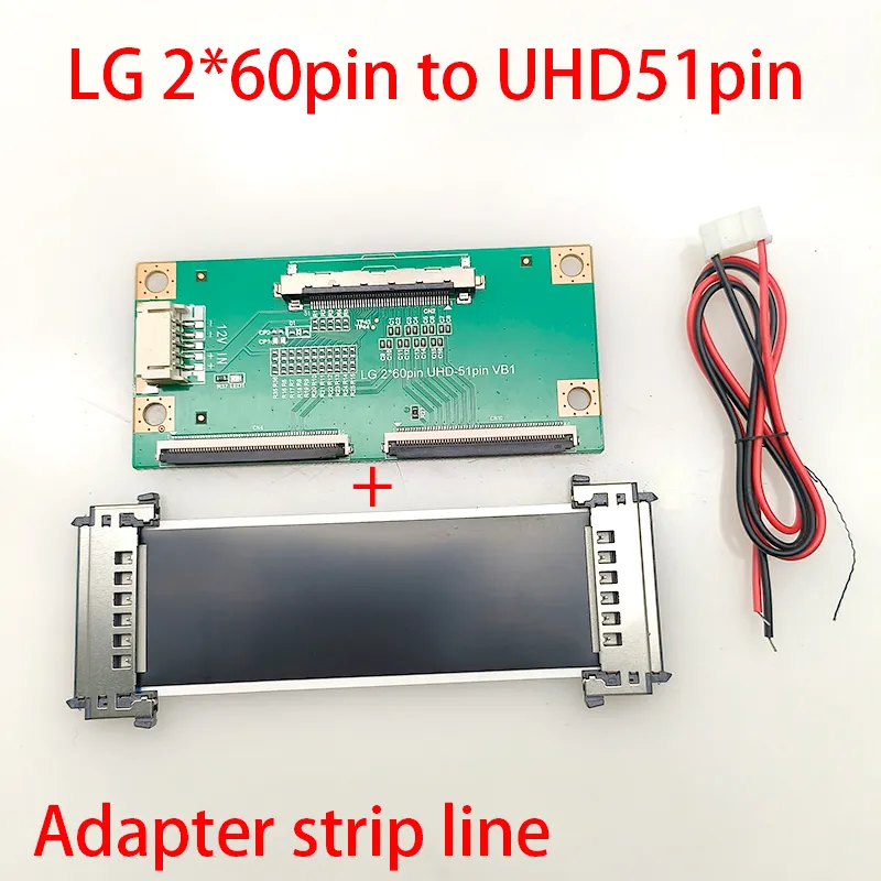LG LCD screen adapter board for 2 x 60pin UHD, 51pin, and 2 x 68pin VB1 ...
