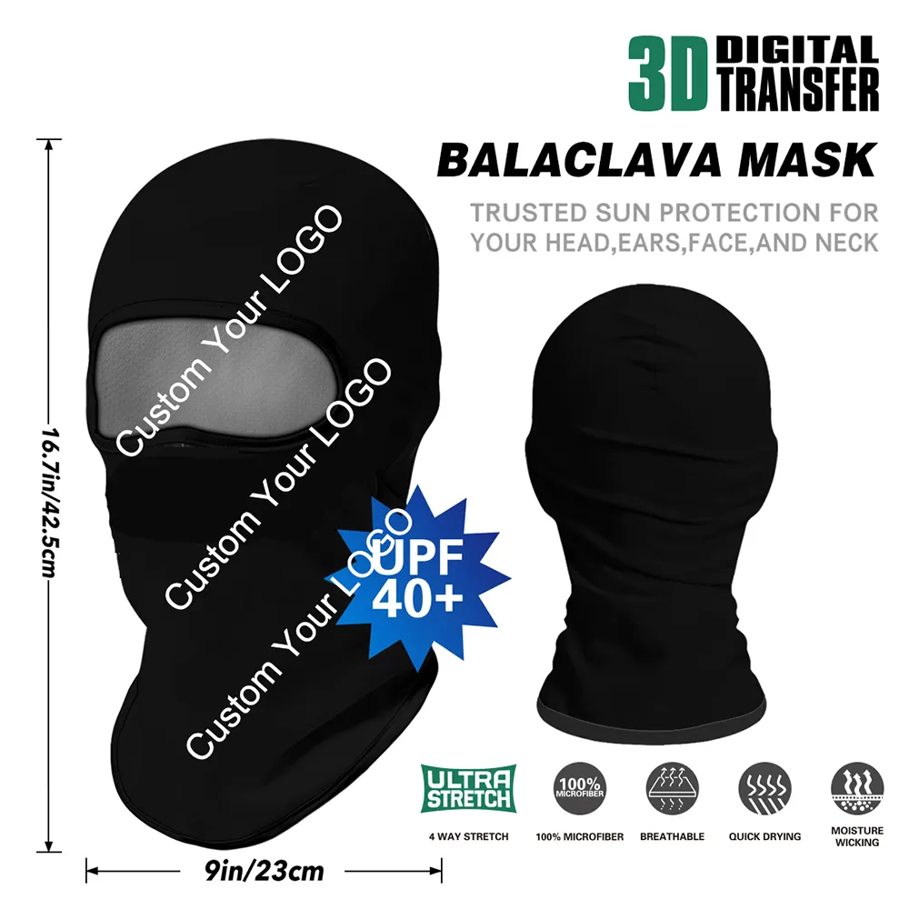 Customizable LOGO Balaclava: Breathable Windproof Ski Mask for Men and ...