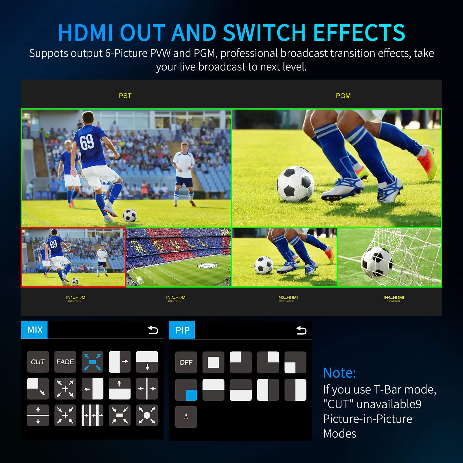 DHgate.com:4K 5.5" LCD Touch Screen Video Mixer Switcher with 4 HDMI ...