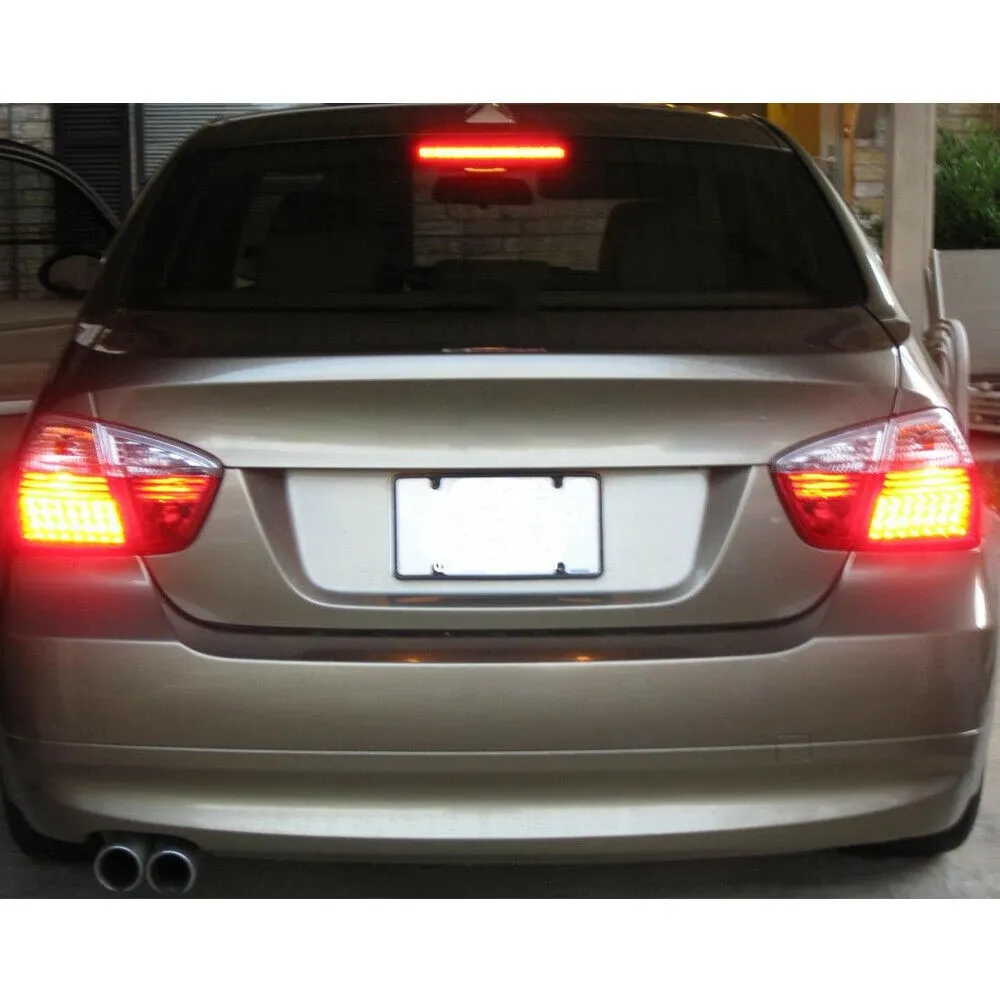 Bright Red LED 30SMD Strobe Flashing Brake Tail Light Bulbs For BMW ...