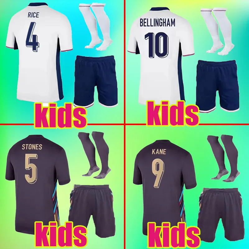 England Kids Soccer Kits 2022 25 Featuring Saka, Foden, Bellings ...
