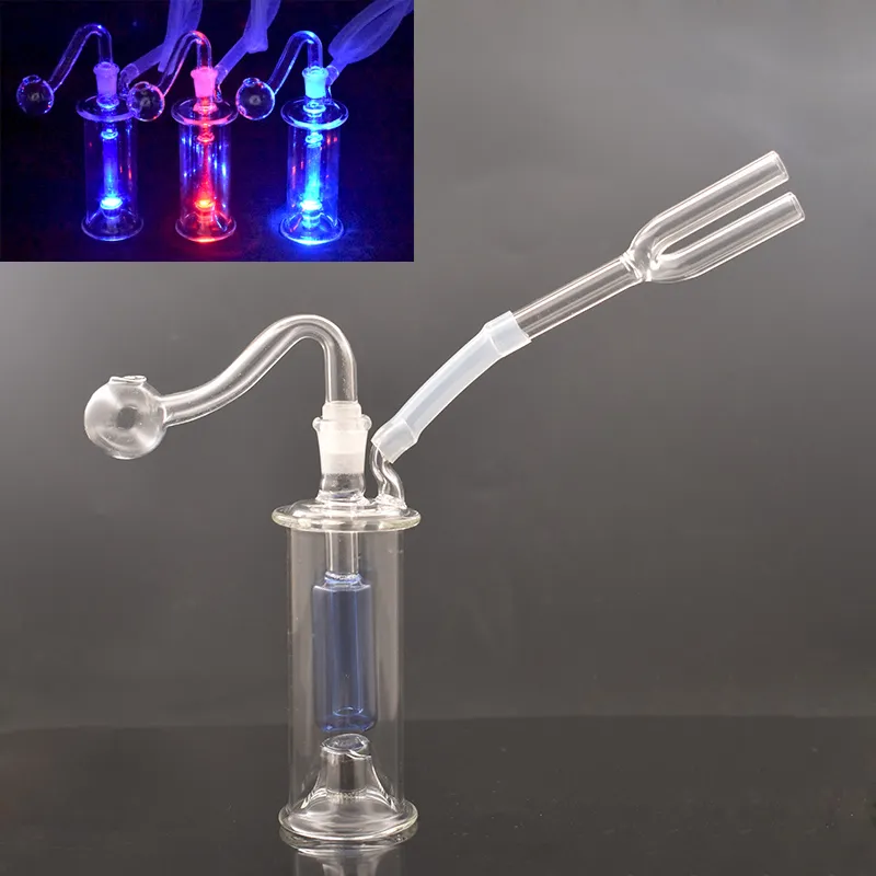 10mm Female Glass Oil Burner Bong Pyrex Thick Recycler Bubbler Water ...