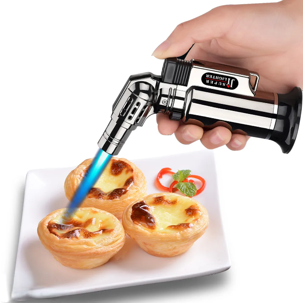 Metal Windproof Turbo Gas Lighter with Adjustable Flame: Heater ...