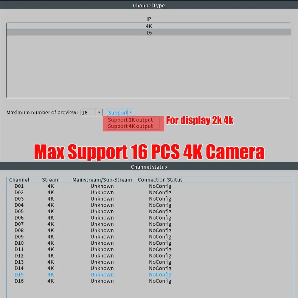 DHgate.com:CCTV 10CH 16CH Mstar Chip 4K NVR Motherboard H.265+ Network ...