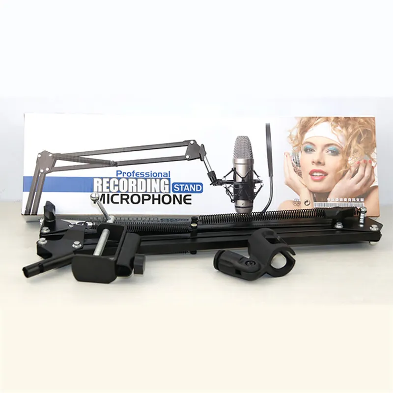Adjustable Scissor Arm Stand For Microphones Flexible Desktop ...