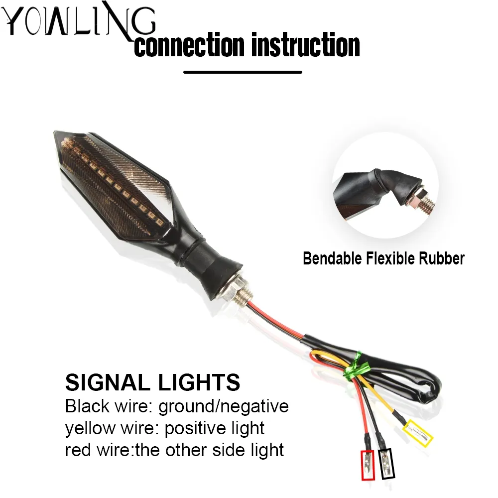 Motorcycle Turn Signal Indicators LED Light Lamp for Kawasaki Z750 ...