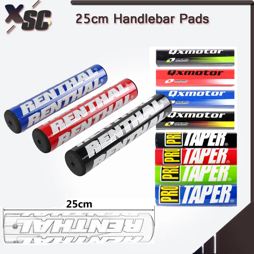 Motorcycle Bar Pad 7/8 in Round Crossbar 9.8 in Dirt Bike Handlebar ...