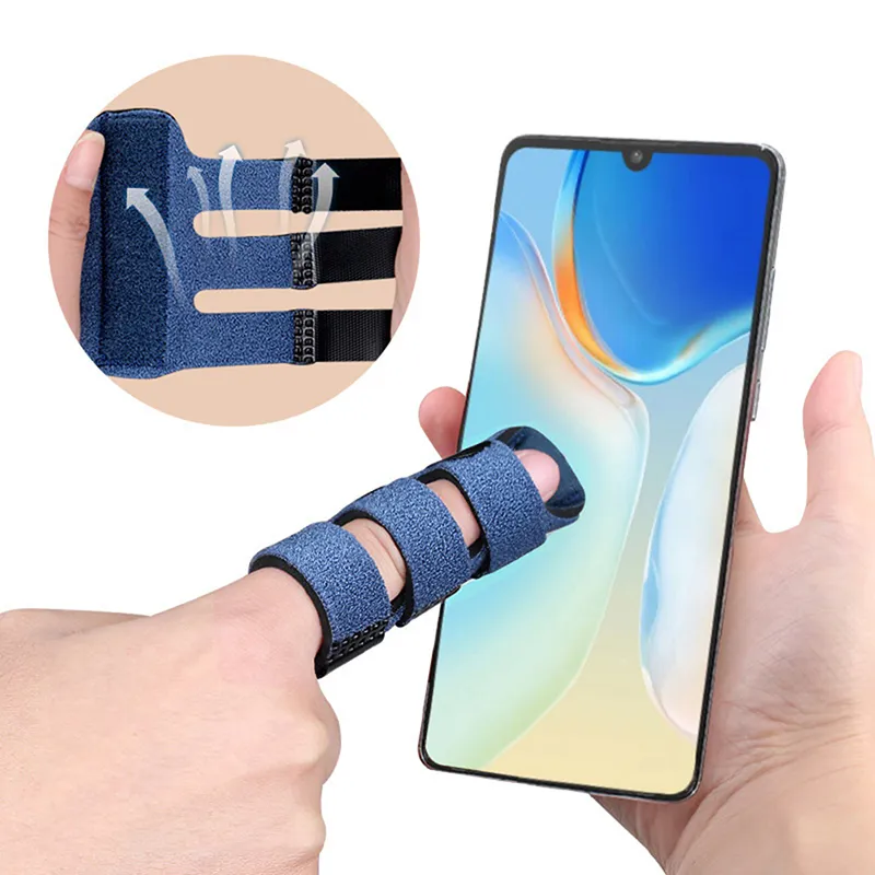 DHgate.com:1pc Adjustable Finger Corrector Splint - Breathable Finger ...
