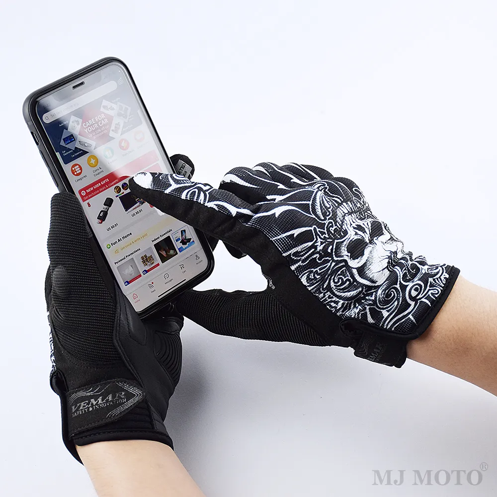 Vemar Summer Mesh Motorcycle Gloves for Men and Women, Sizes S to XXL ...