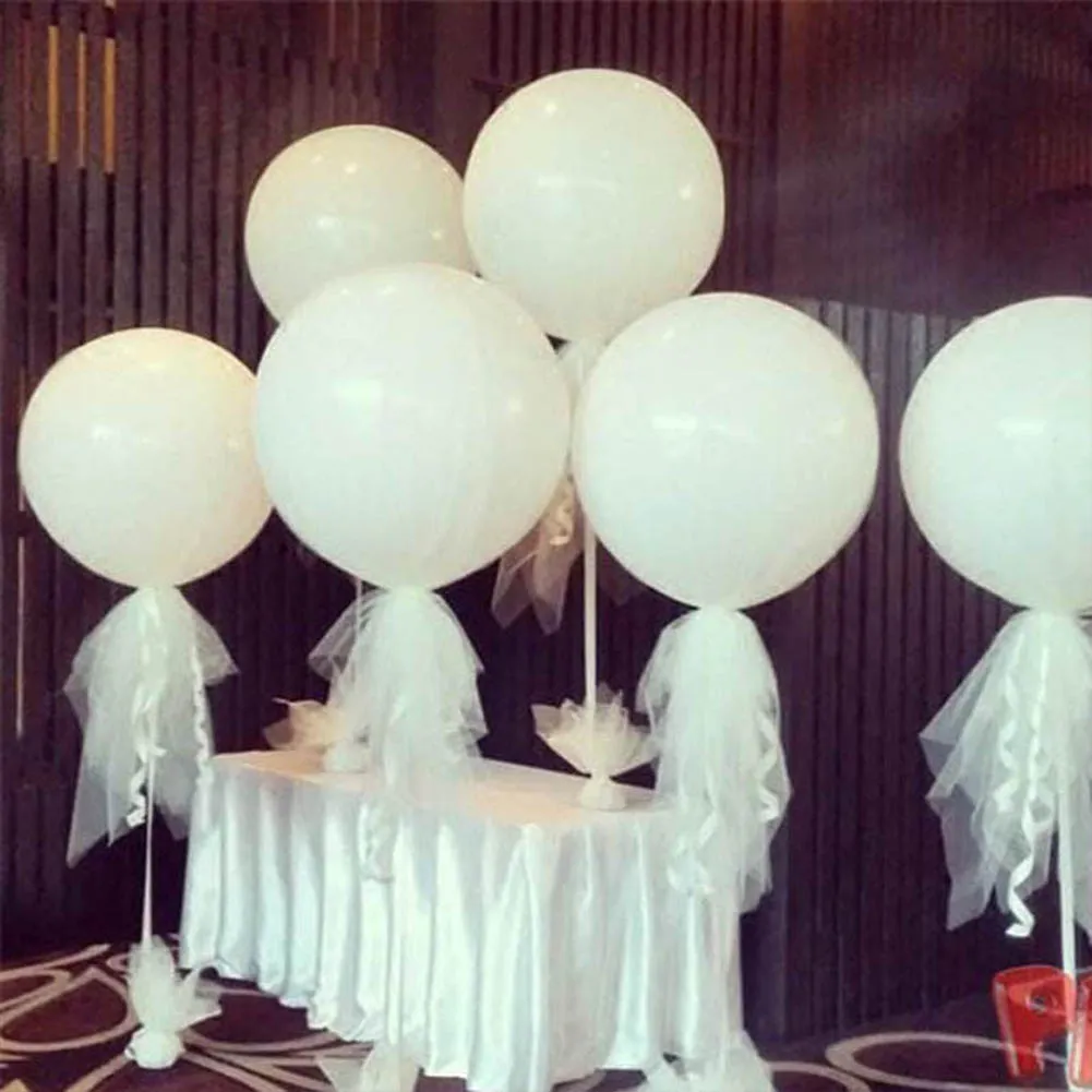 Large Round Balloons, 36-Inch Extra Large Thick Latex Balloons, Giant ...