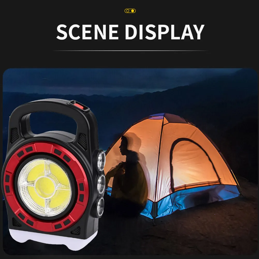 DHgate.com:Solar COB LED Work Lantern - Waterproof, USB Rechargeable ...